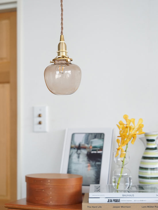 ガラスシェード ポム ブラウン E17 SET | AXCIS ONLINE