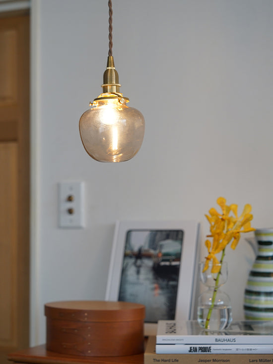 ガラスシェード ポム ブラウン E17 SET | AXCIS ONLINE