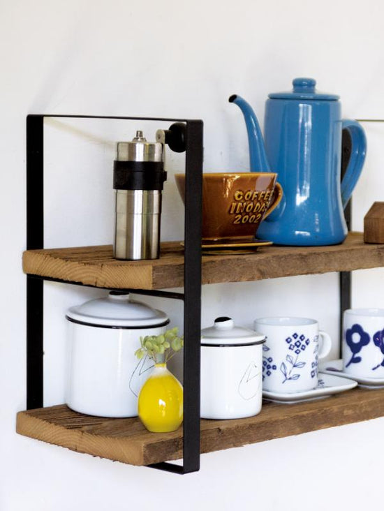 アイアンスクエアウォールシェルフ M | AXCIS ONLINE